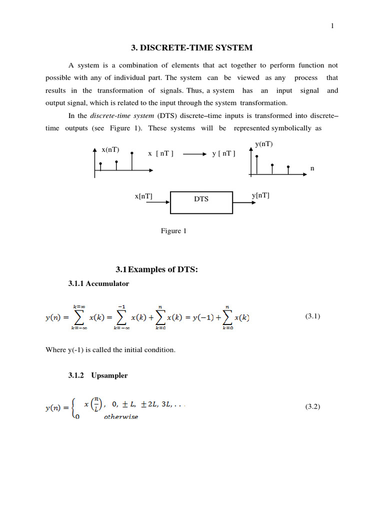 3 Discrete Time Systems Pdf Pdf Computer Science