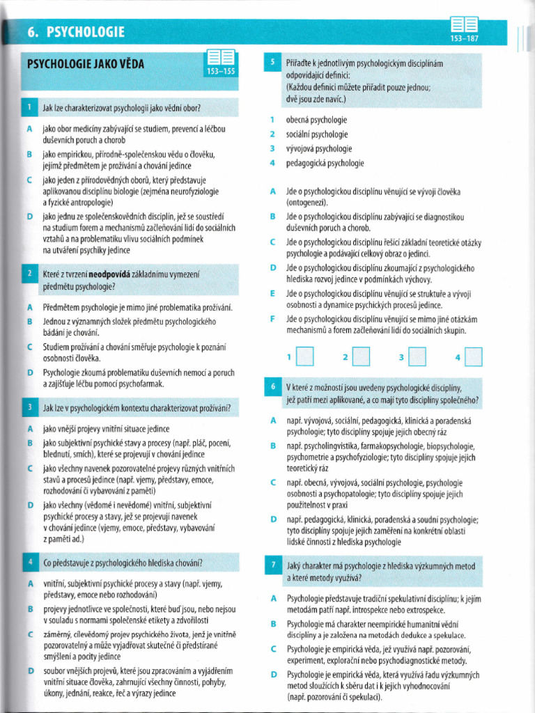 Psychologie Testy | PDF