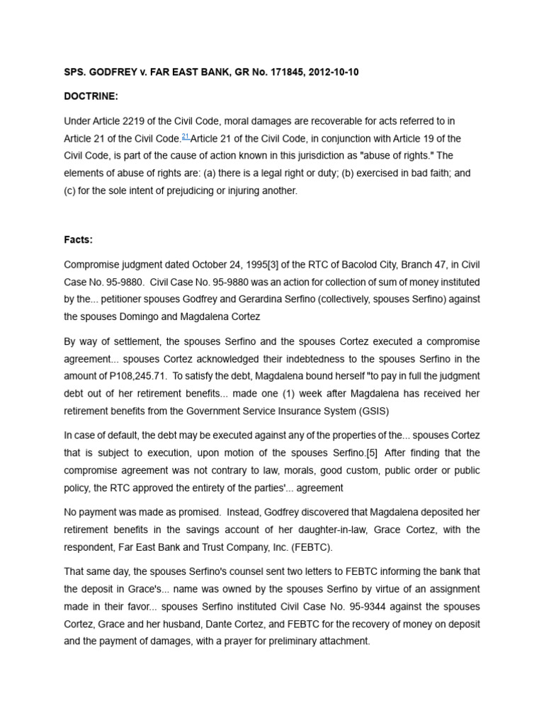 Quitain CD2 | PDF | Lawsuit | Cause Of Action