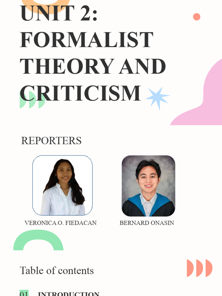 Fiedacan Oasin (Module2 Unit2 Formalism) | PDF | Philosophical Theories