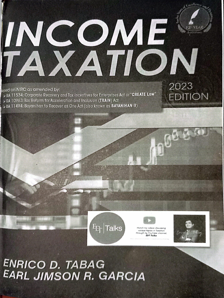 Chapter 1 - Income Taxation | PDF