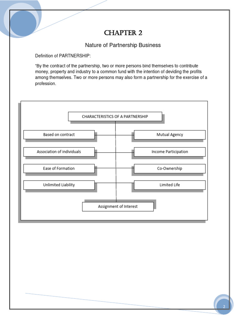 PARTNERSHIP | PDF | Partnership | Debits And Credits