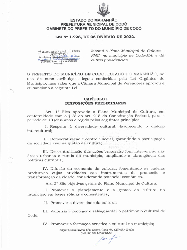 Lei N 1 928 1336 | PDF