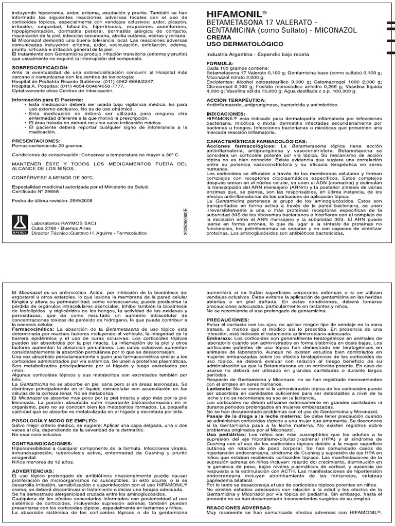 Hifamonil Crema | PDF