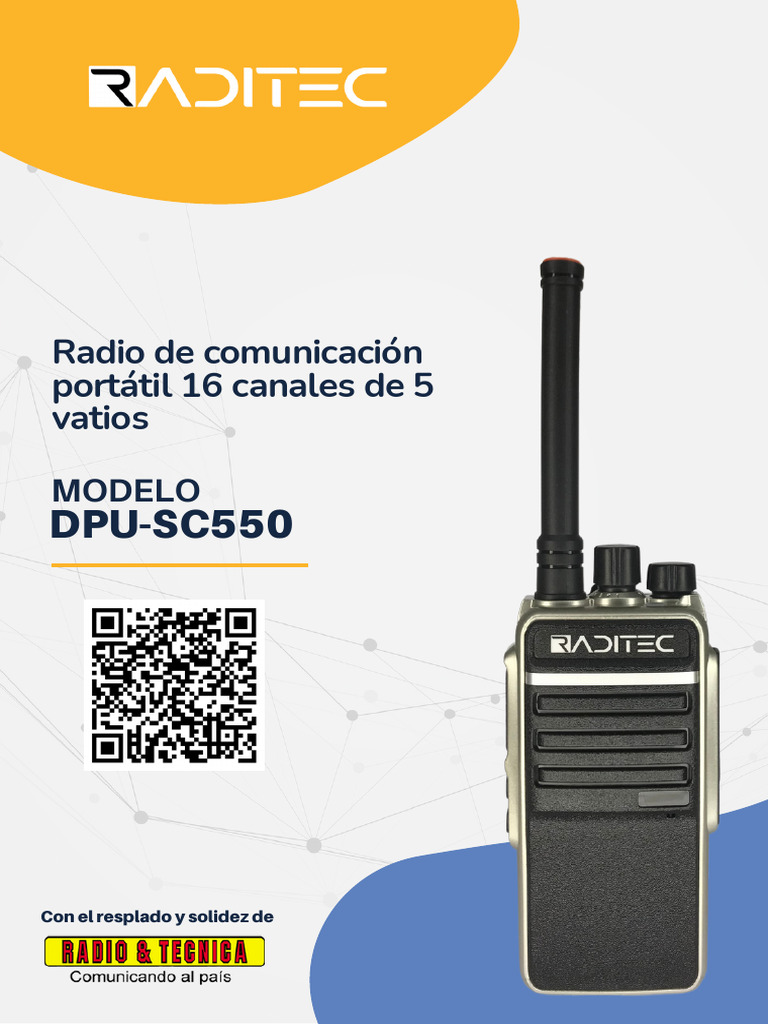 Ficha Tecnica Dpu SC550 | PDF