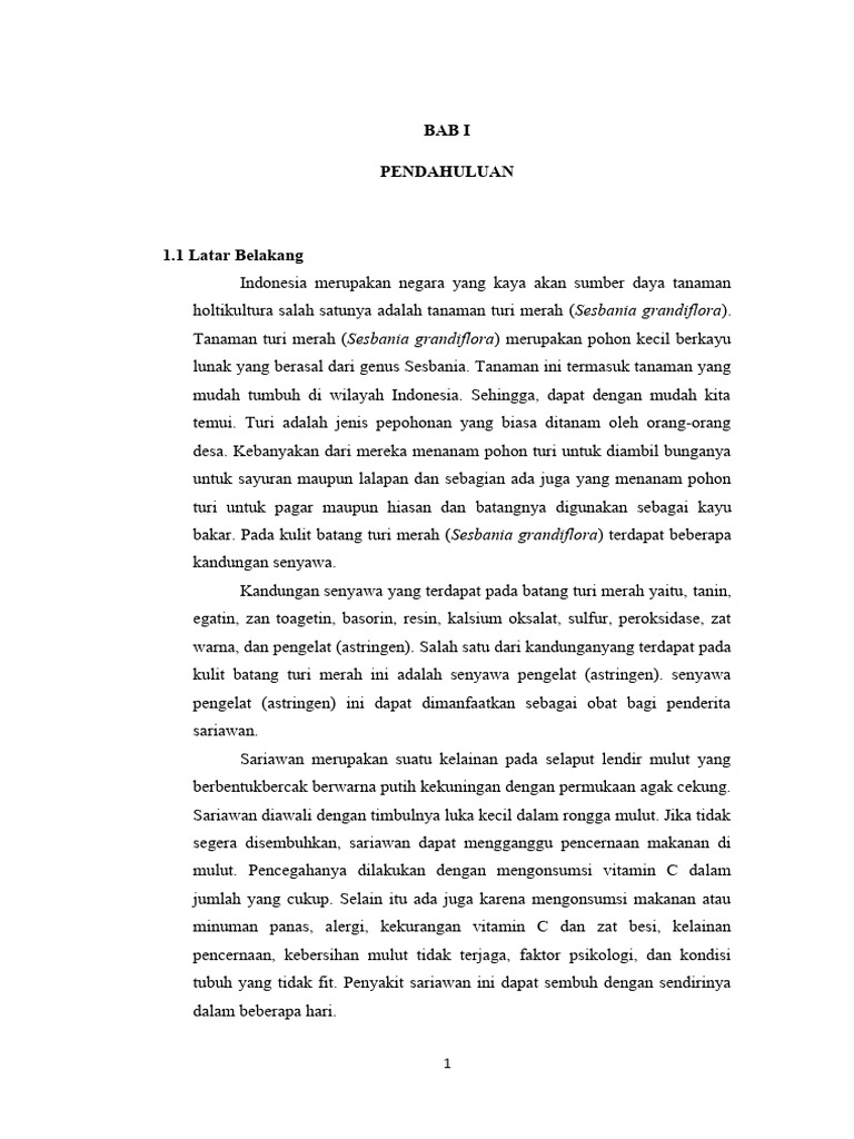 Bab 1-5 & Daftar Pustaka | PDF