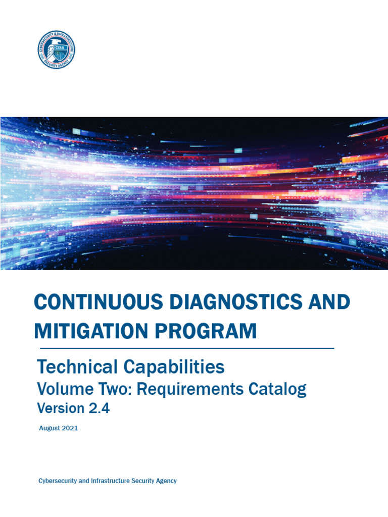 4 CDM-PROG-2021-CDM Technical Volume 2 - v2.4 | PDF | Computer Security ...
