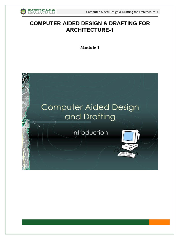 CAD 312 Module 1 | PDF