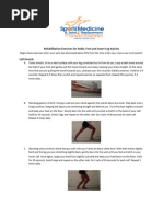 Peroneal Tendonitis Exercise Guide | PDF | Foot | Lower Limb Anatomy