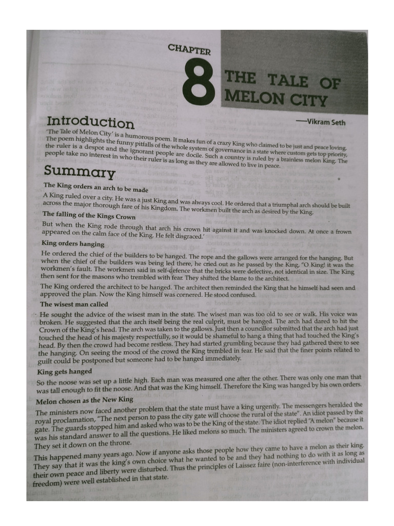 The Tale of The Melon City | PDF