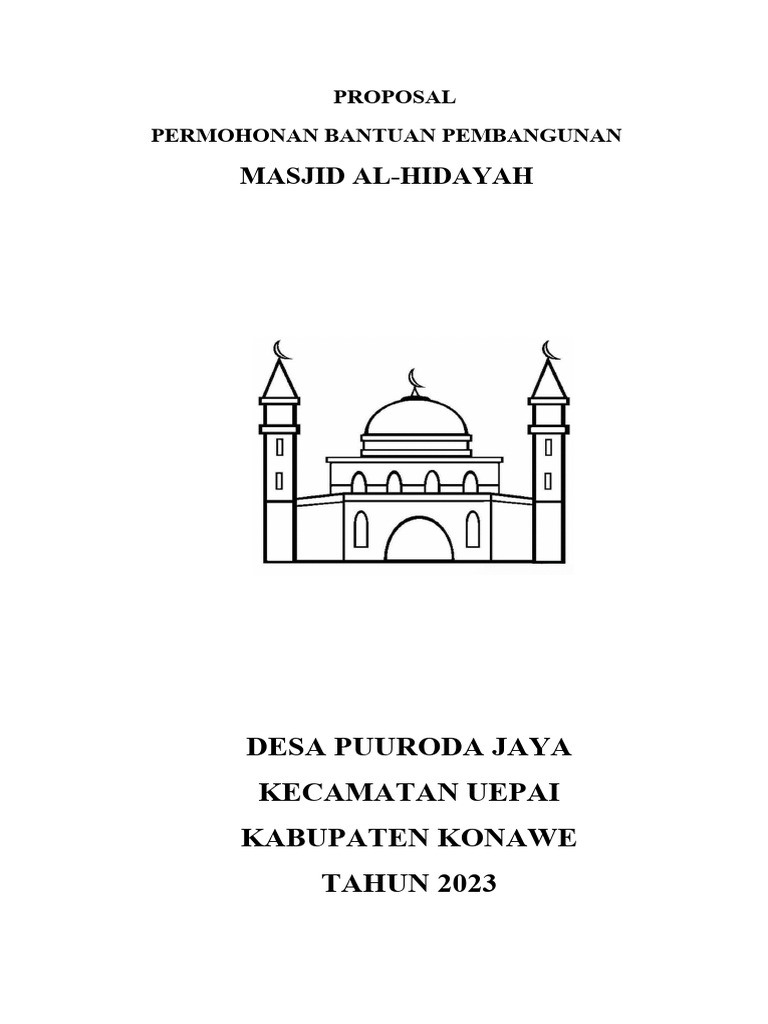Proposal Masjid | PDF