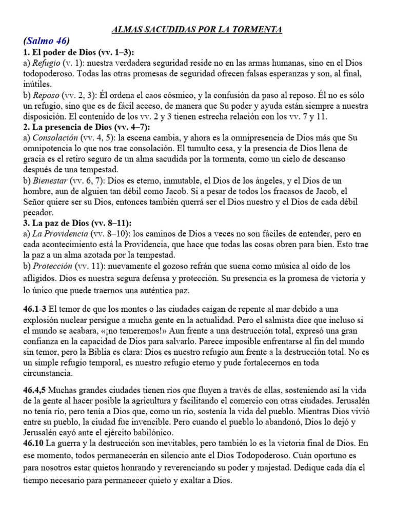 Almas Sacudidas Por La Tormenta | PDF | Dios | Creencia religiosa y doctrina