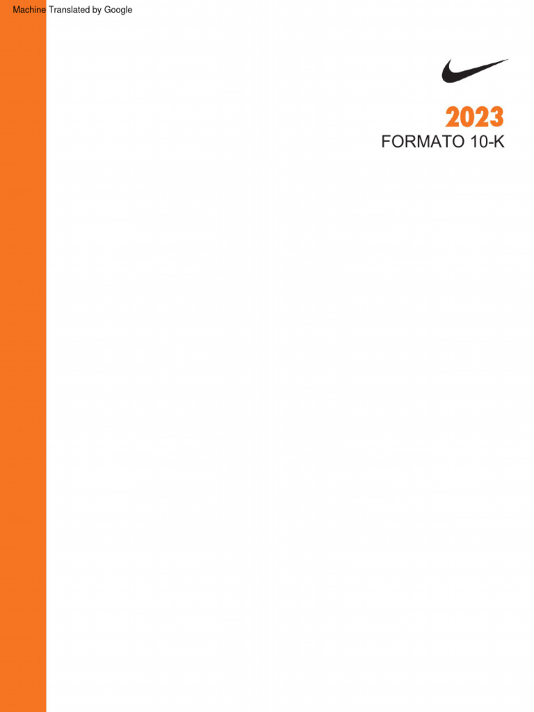 1 - 5 - Nike NPS Combo - Form 10 K - WR | PDF | Nike | Marketing