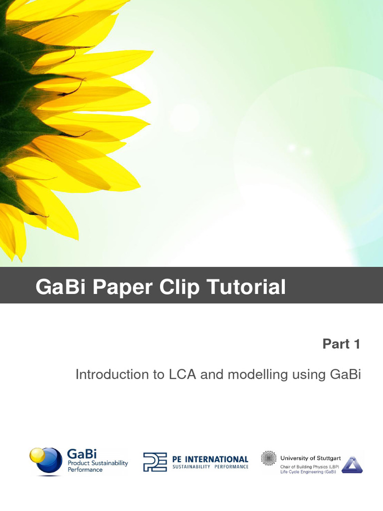 Dokumen - Tips - Gabi Paper Clip Tutorial Life Cycle Assessment Lca ...