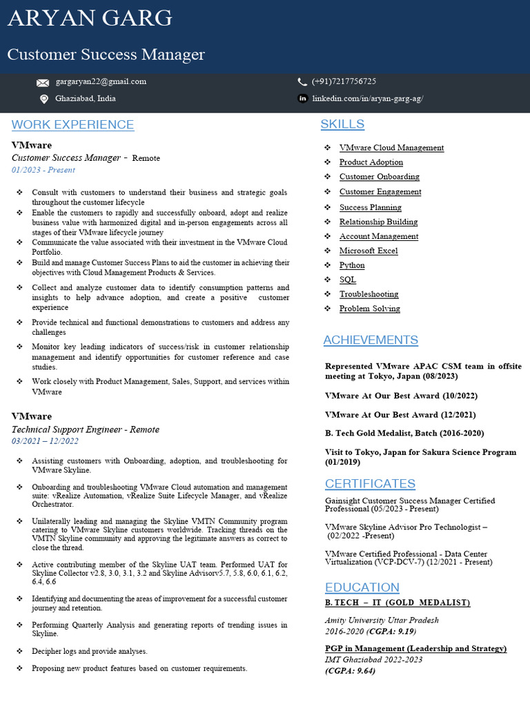 Aryan Garg-Resume | PDF