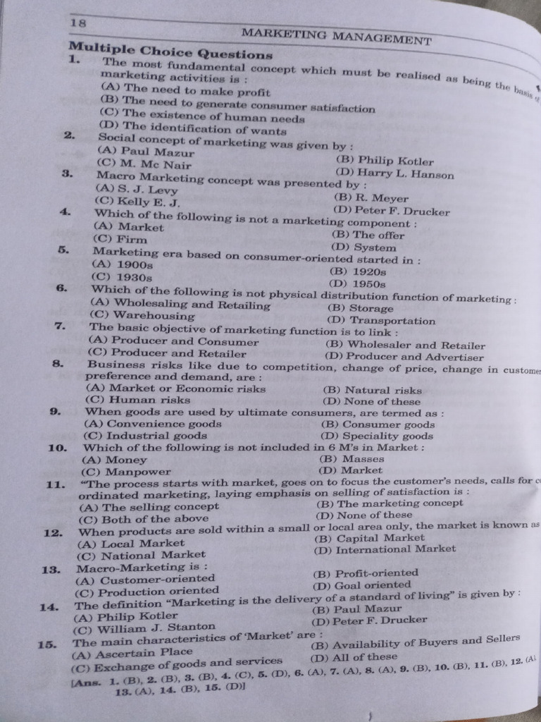 Fundamentals of Marketing Unit 1and 2 | PDF | Market Segmentation ...