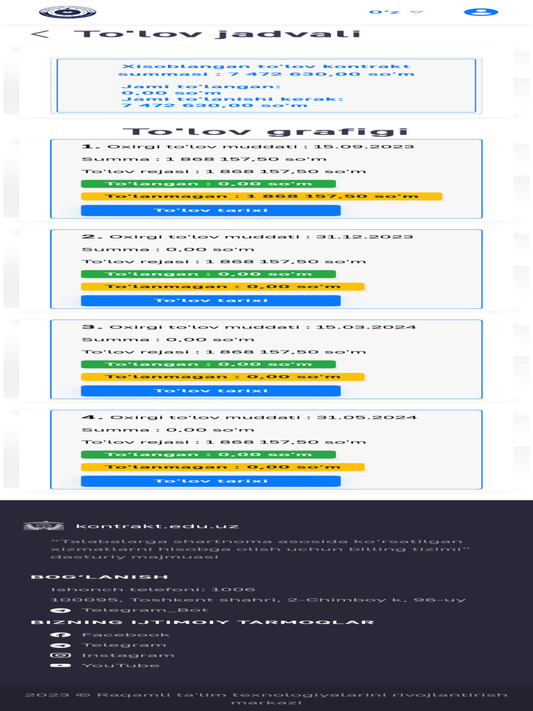 EDU Kontrakt Zamira Opa | PDF