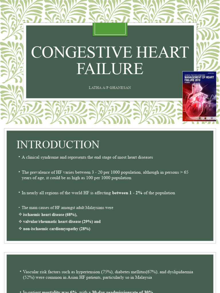 Congestive Heart Failure Latha | Download Free PDF | Heart Failure | Heart
