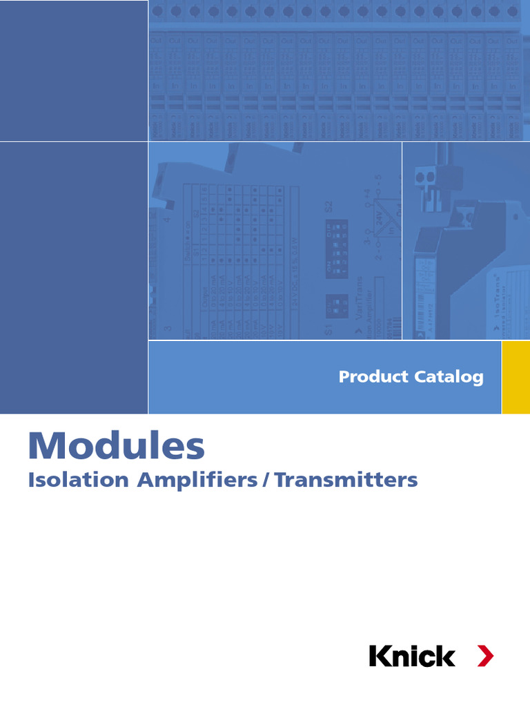 11310a Knick Manual Datasheet | PDF | Power Supply | Amplifier