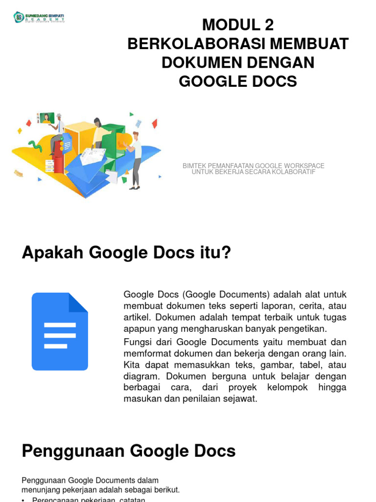 Kolaborasi Efektif dengan Google Docs | PDF