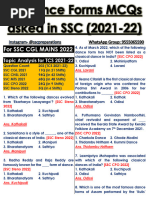 1500+ GK One Liners For SSC CGL | PDF | Sodium Bicarbonate | Bone