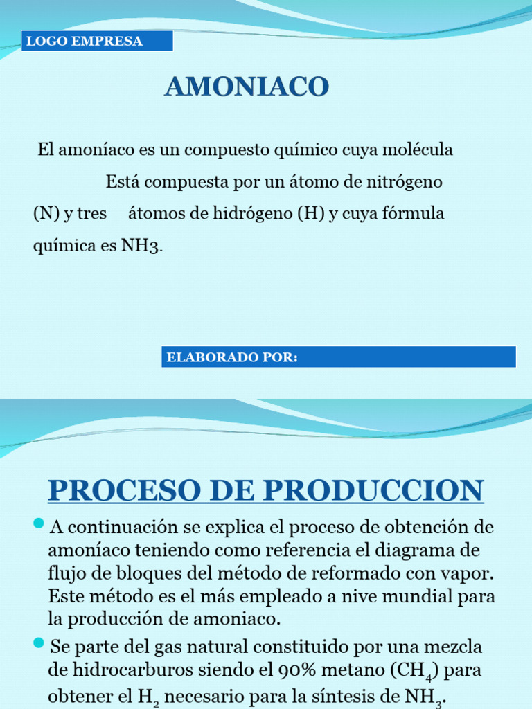 Propiedades y Manejo Del Amoniaco | PDF | Amoníaco | Quemar