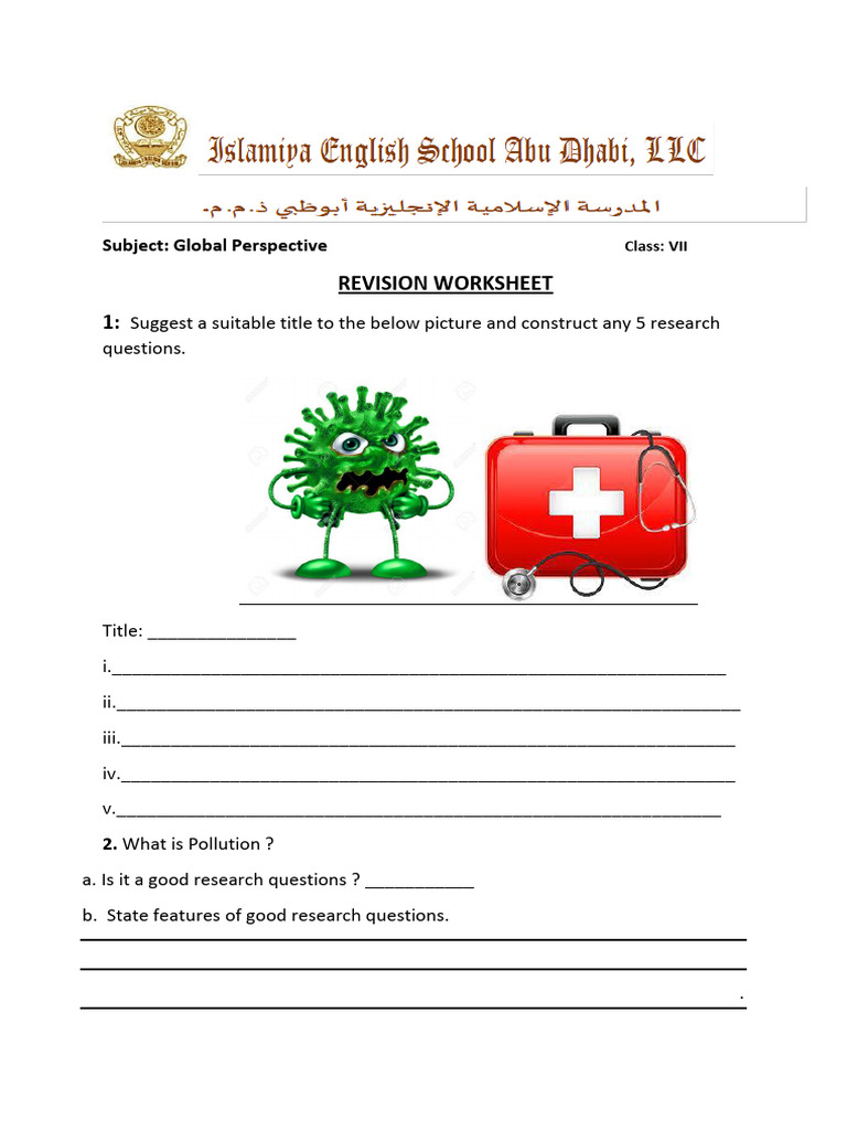 GP - GR-7 - Revision Worksheet | PDF | Career & Growth | Business