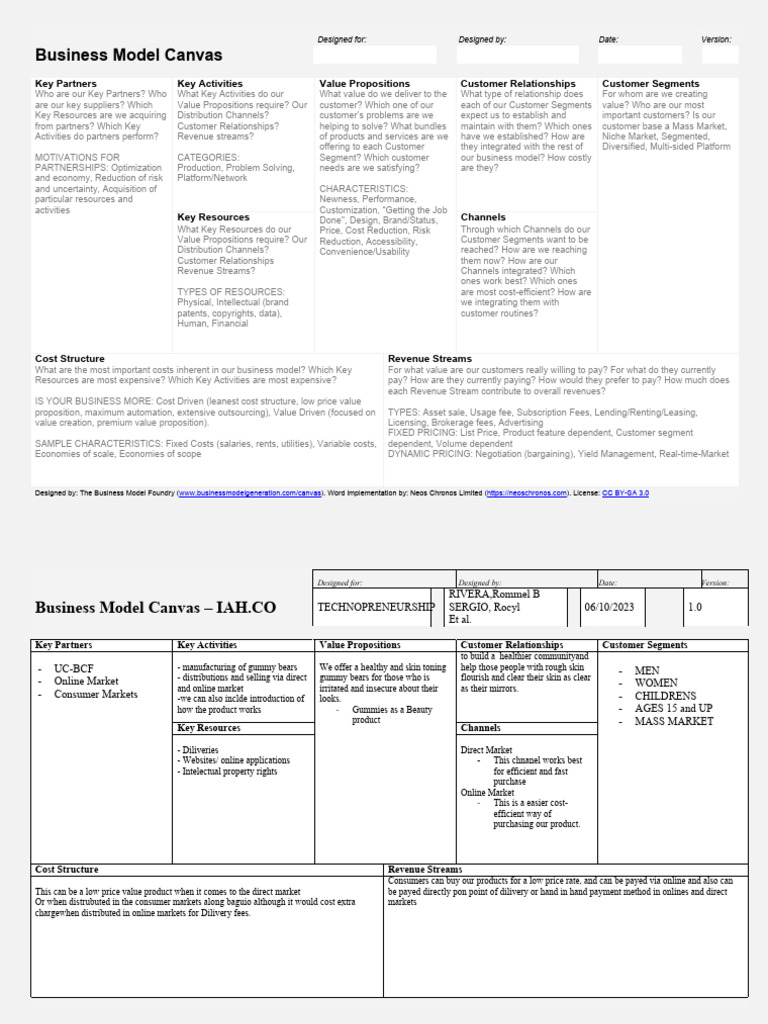 BMC 1 | PDF | Business