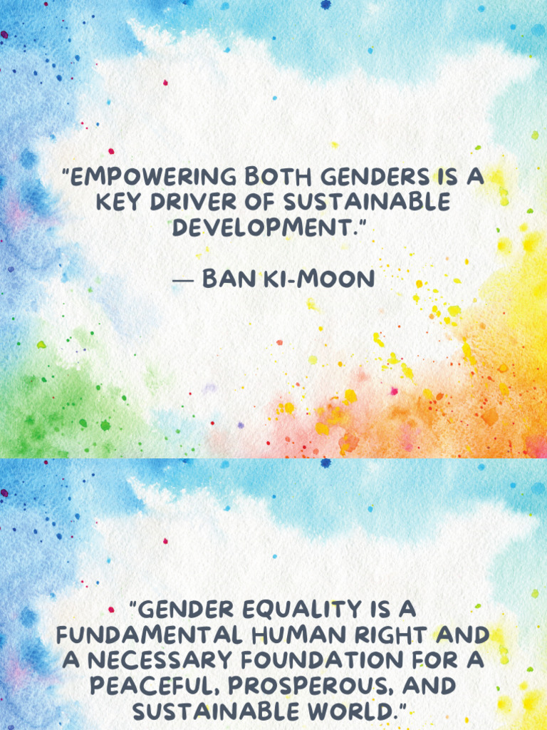 GAD Corner | PDF | Social Equality | United Nations