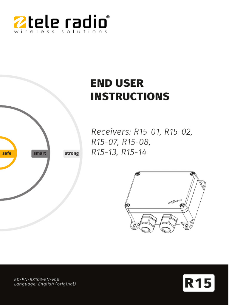 ED PN RX103 ALL v06 | PDF | Relay | Radio