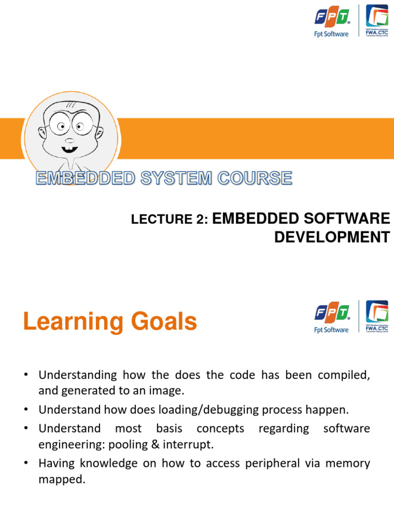 Lecture 02 - Embedded Software Development | PDF | Input/Output ... Lecture 02 - Embedded Software Development | PDF | Input/Output ...