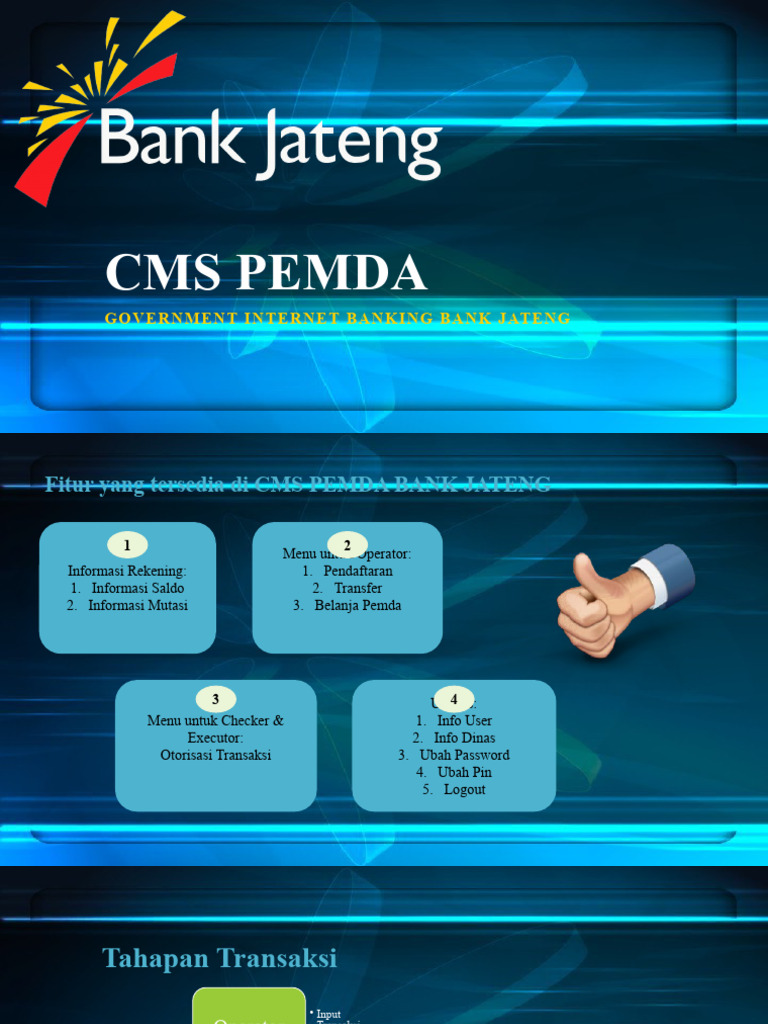 Panduan Cms Bank Jateng | PDF