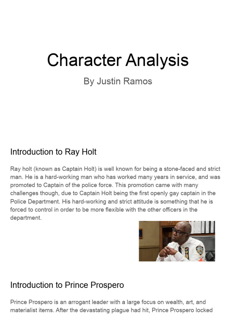 Character Analysis Presentation | PDF