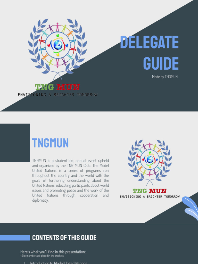TNGMUN Delegate Training - 240124 - 155942 | PDF