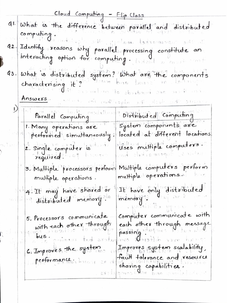 CC Flip Class | PDF | Distributed Computing | Computing