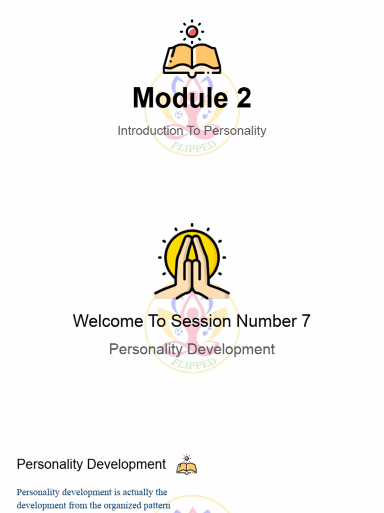 Module 2 - Personality Development | PDF