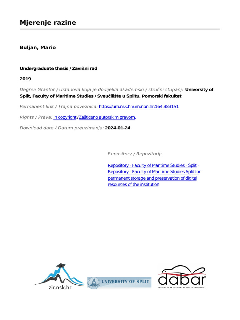 Zavrsni Rad Mario Buljan | PDF