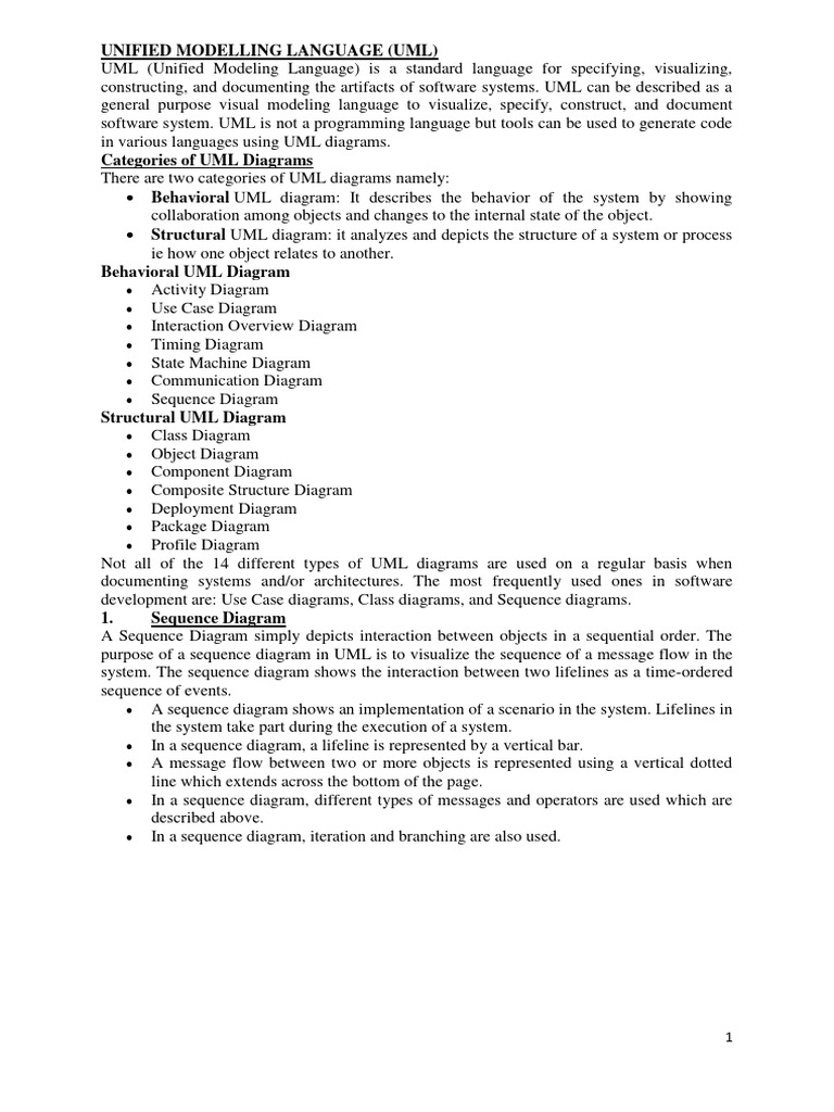 CSC 102 Unified Modelling Language-3 | Download Free PDF | Use Case | Unified Modeling Language