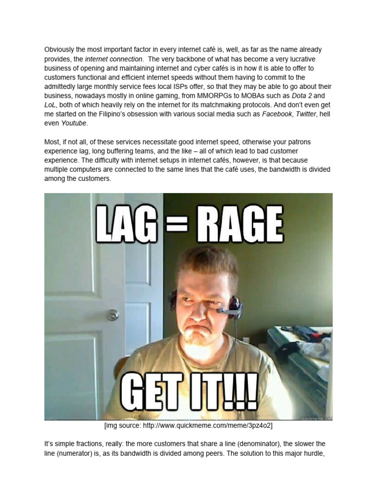 How To Smartly Manage Your Internet Cafe's Bandwidth | PDF | Internet ...