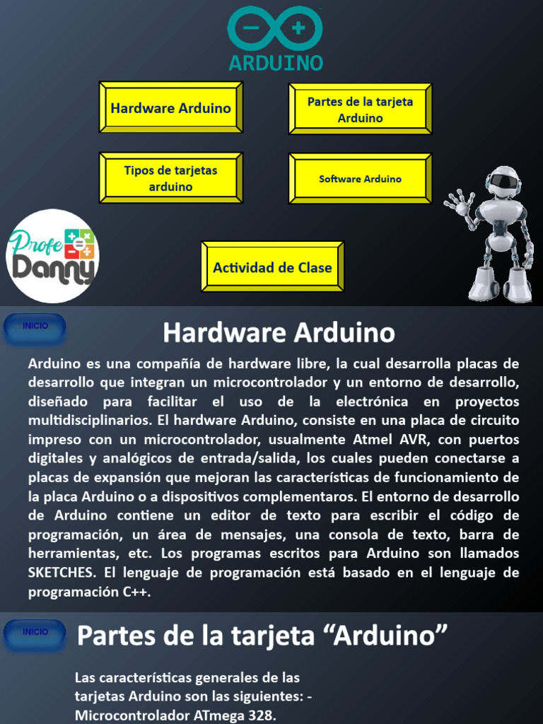 Presentacion | PDF | Arduino | Entorno de desarrollo integrado