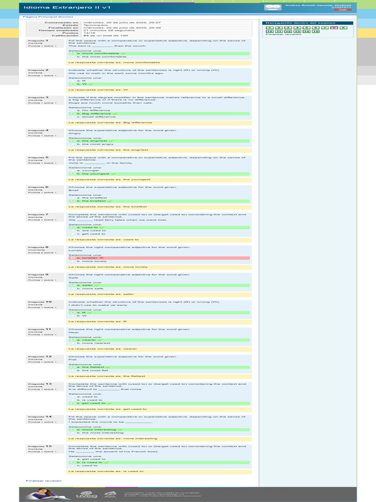 Assignment 5 Questionnaire U3 2 | PDF