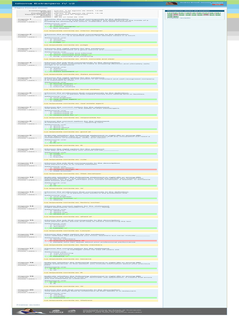 Assignment 1 Questionnaire Unit 1 | PDF