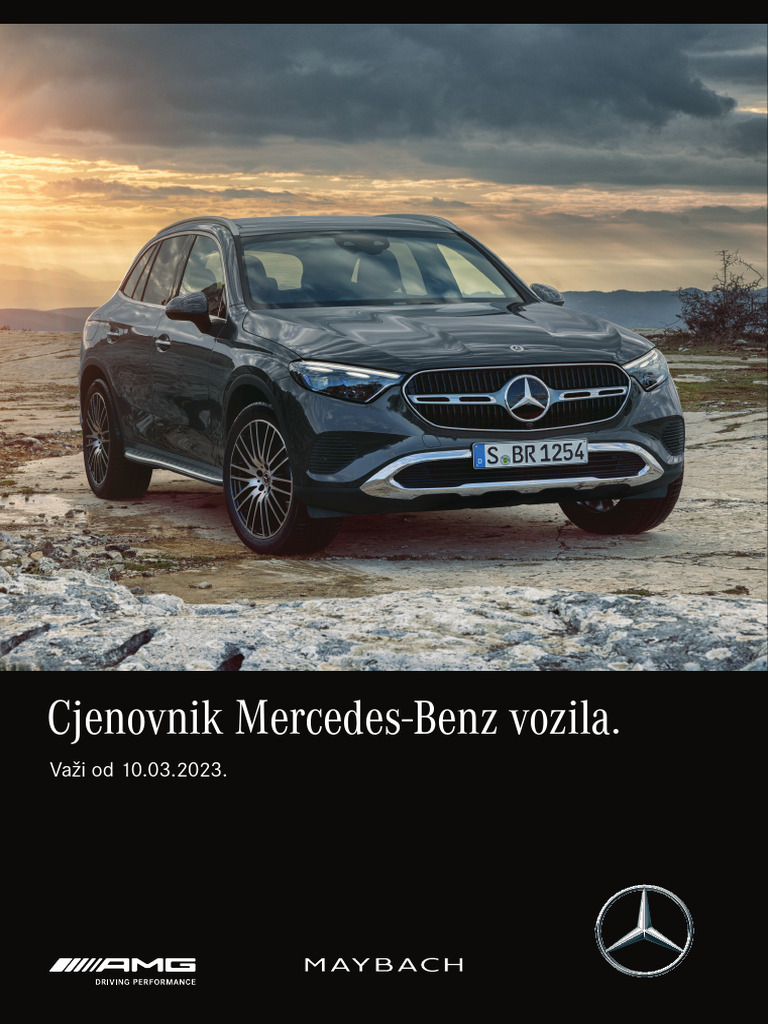Cjenovnik Mercedes-Benz vozila 2023 | PDF | Motor Vehicle Manufacturers ...