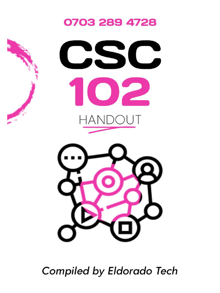 CSC 102 Handout Compiled by Eldorado Tech | PDF CSC 102 Handout Compiled by Eldorado Tech | PDF
