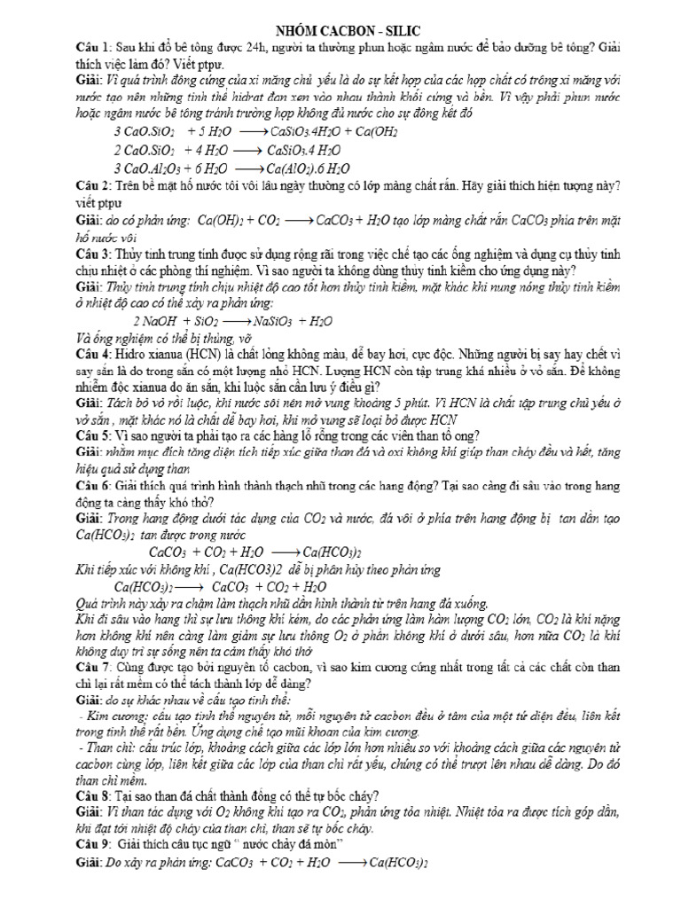 BT Hiện Tượng TN Theo Nhóm | PDF