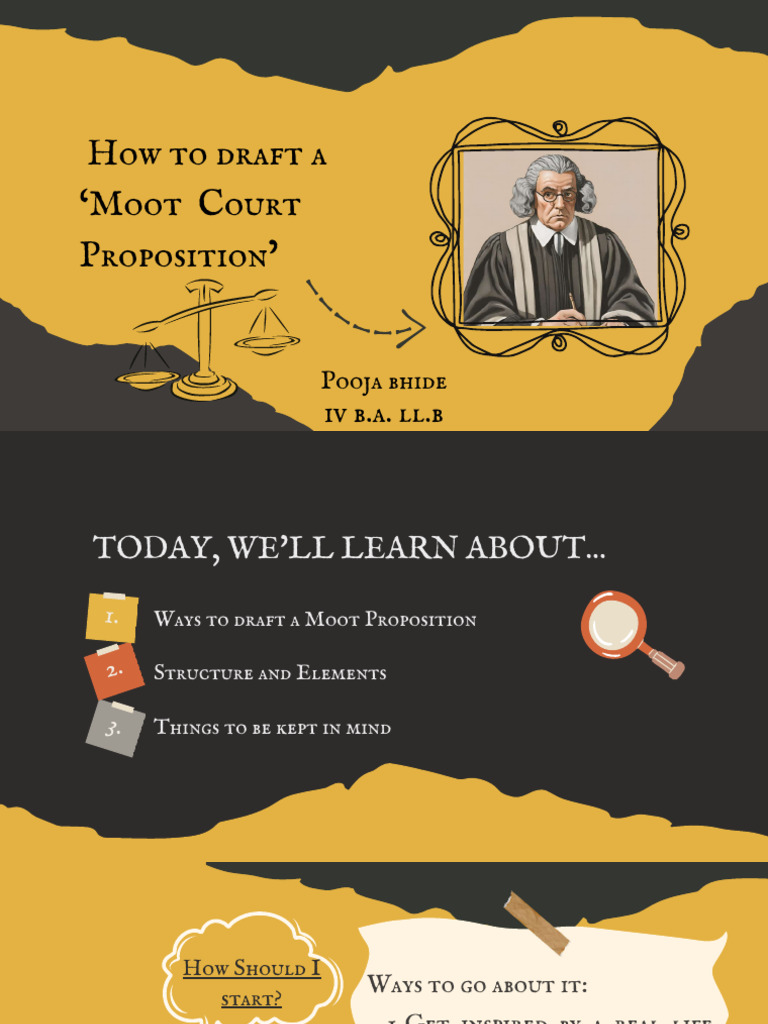 How To Draft A Moot Proposition - Compressed | PDF | Argument | Mootness