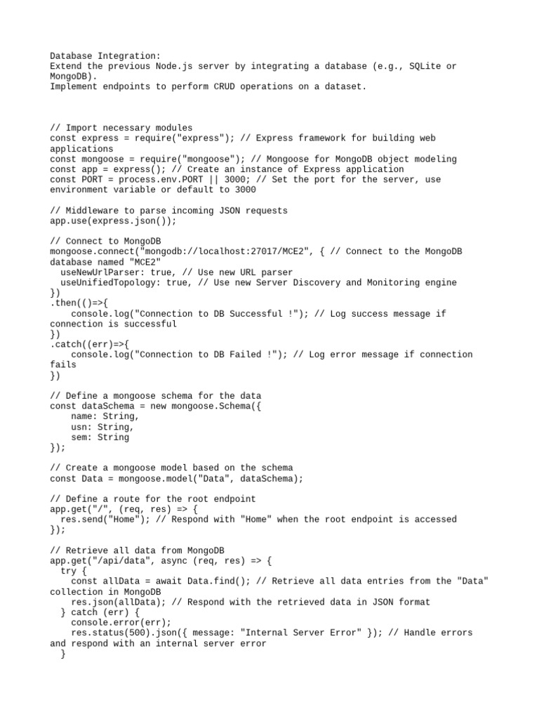 Program 4 | PDF | Json | Mongo Db