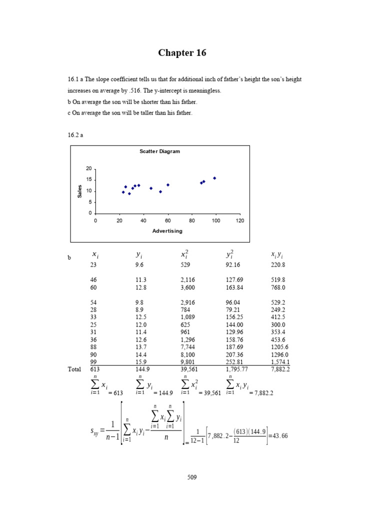 Chapter 16 | PDF | Statistics | Statistical Theory