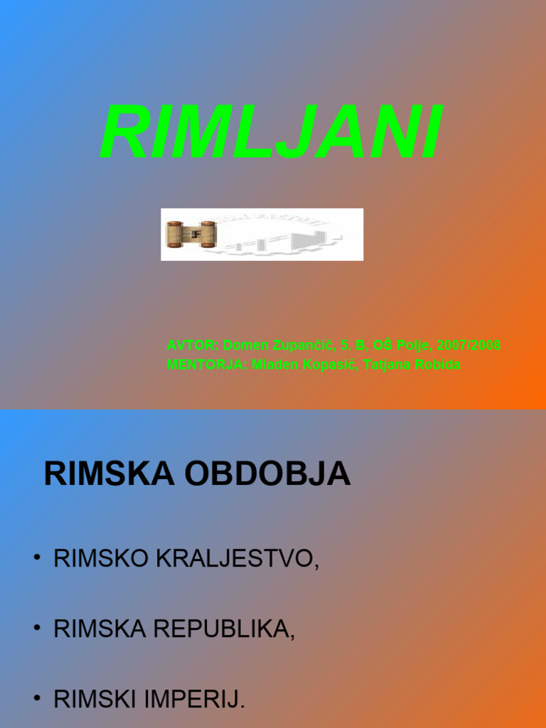 Rimljani | PDF