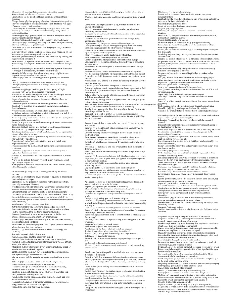 Cheat Sheet | Download Free PDF | Telephone | Electric Current